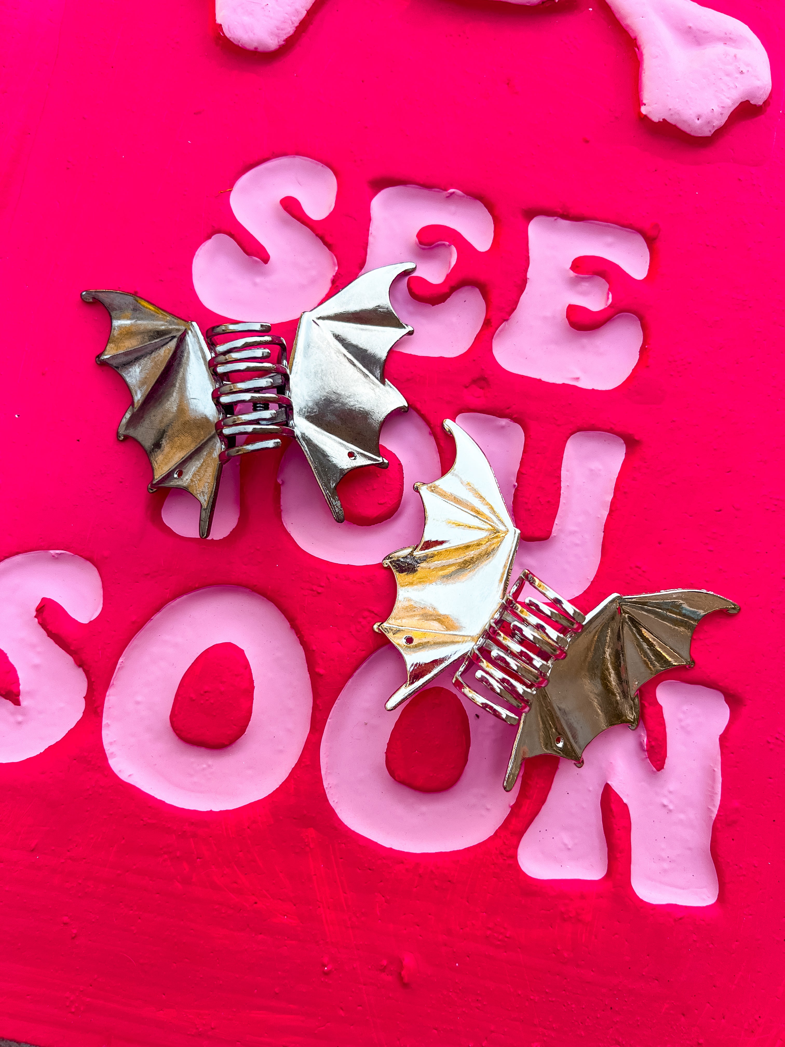Metal Bat Wing Claw Hair Clip – Mark Alexander Clay Co